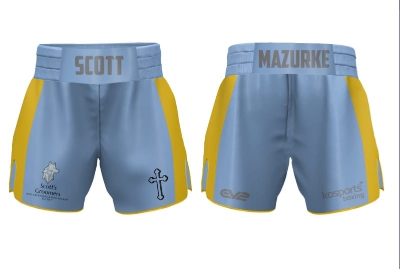 Blue & Yellow Boxing Shorts – KO Sports UK
