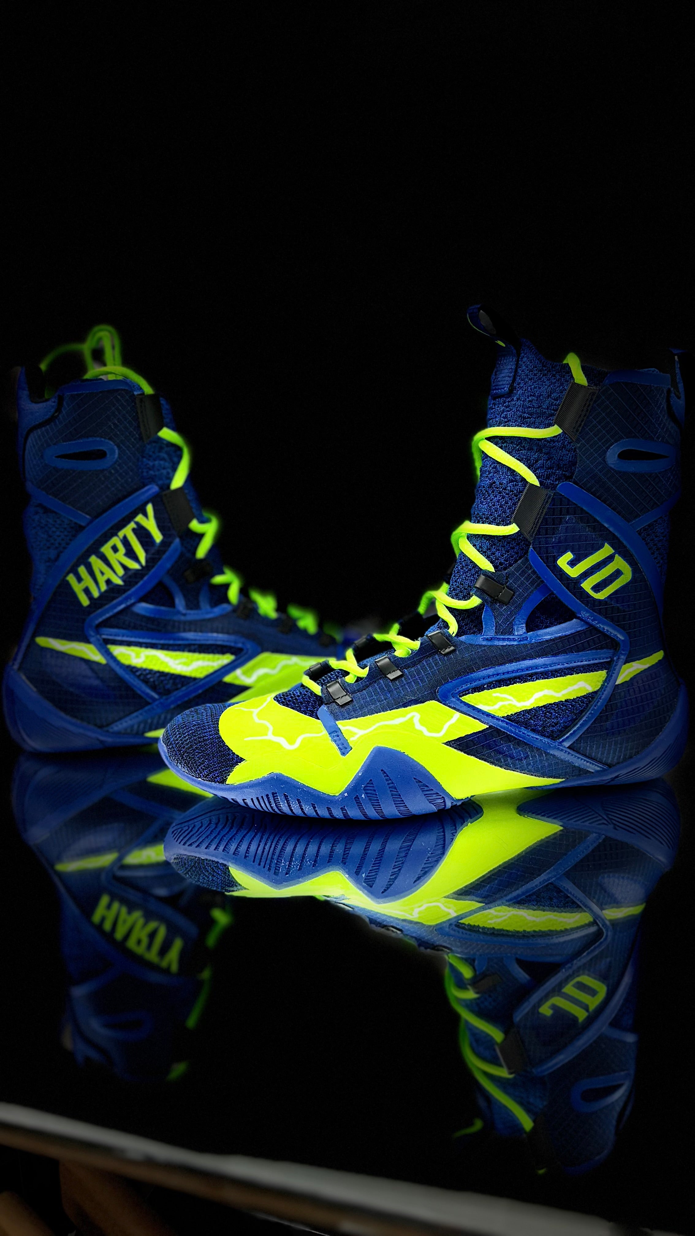 Custom Nike HyperKO 2.0 Fight Shoes NEON YELLOW – KO Sports UK