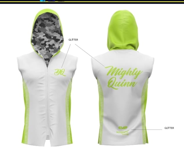 White & Green Camo MQ Boxing Jacket – KO Sports UK