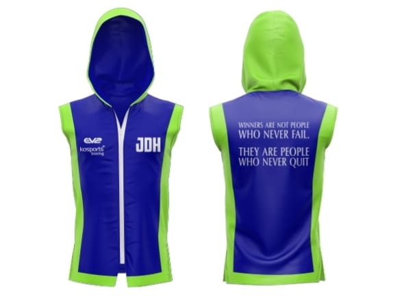 Green & Blue JDH Boxing Jacket – KO Sports UK