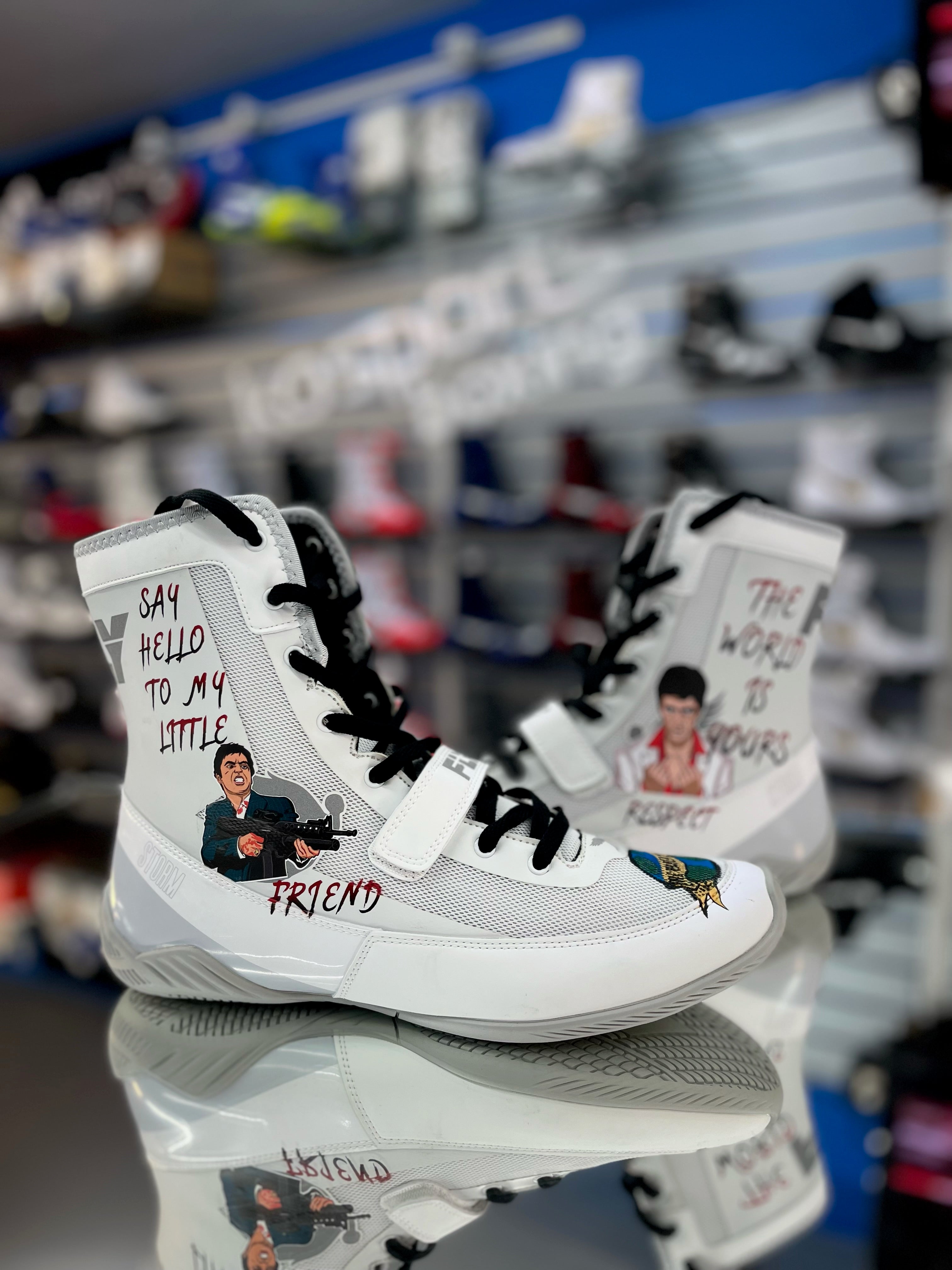 Custom SCARFACE FLY Fight Shoes – KO Sports UK